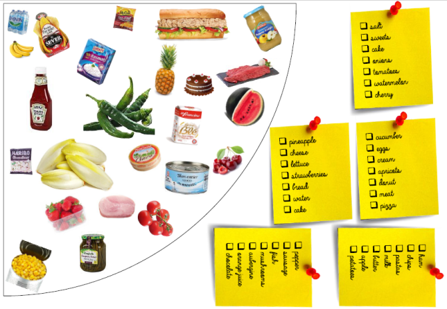 Speed market – Jeu d’anglais sur les aliments – Segpachouette