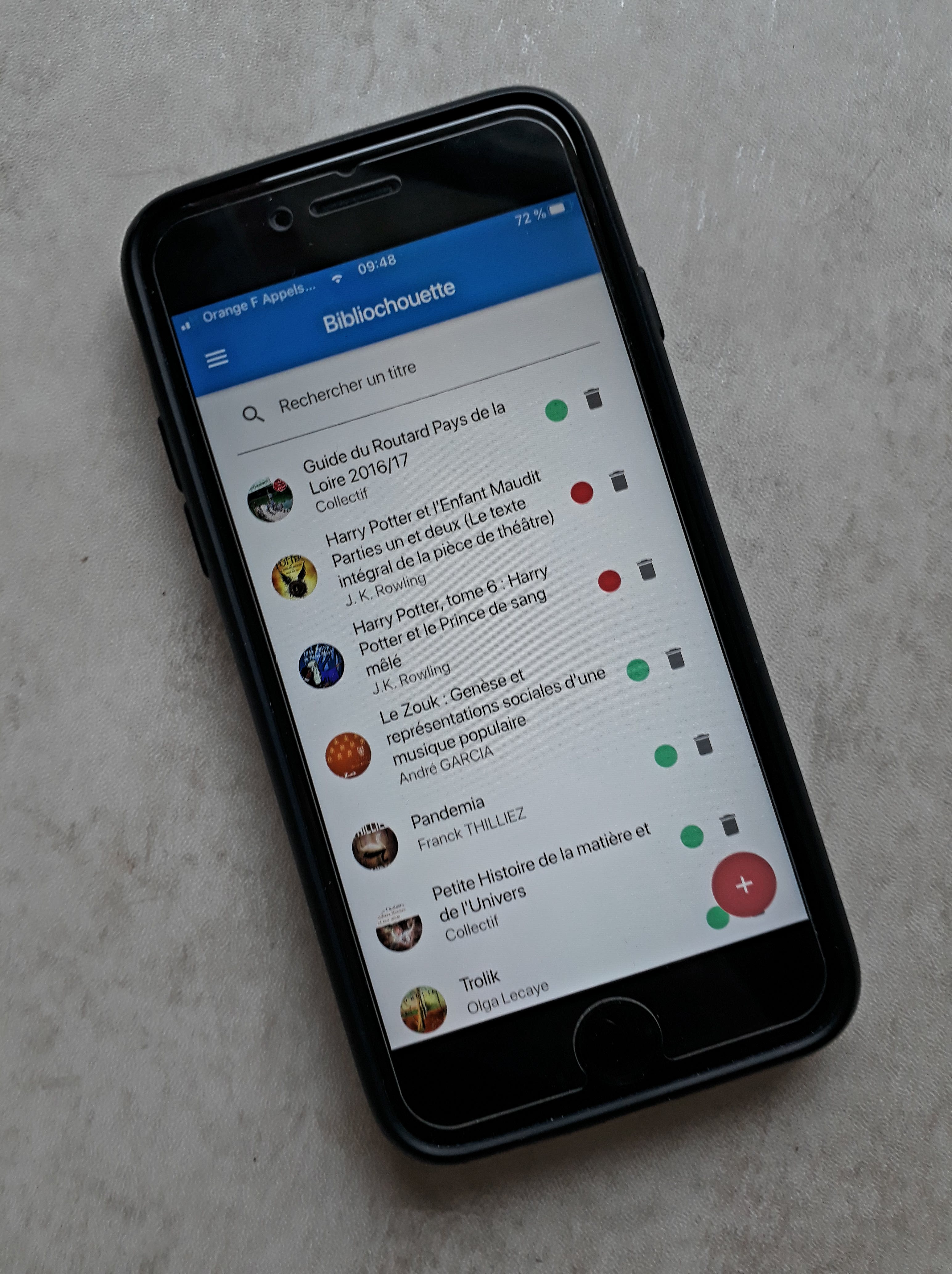 Bibliochouette – Application de gestion de bibliothèque – Segpachouette