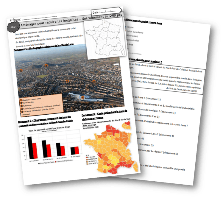 Aménager pour répondre aux inégalités – Géographie 3ème – cycle 4 ...