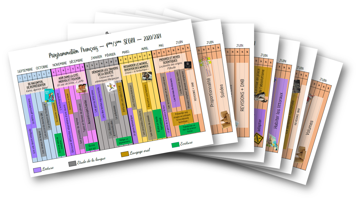 Mes programmations pour l’année 2020-2021 – Segpachouette